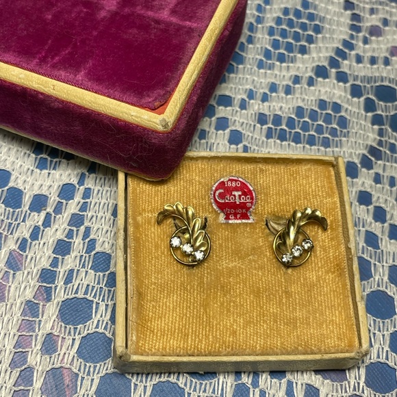 CeeTee | Jewelry | Antique Vintage Cee Tee Rhinestone K Gold Filled ...